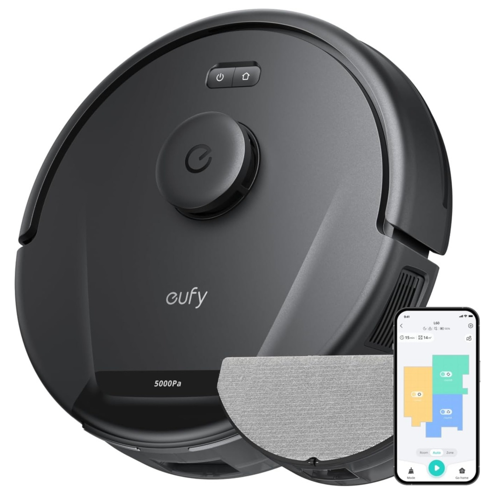Eufy L60 Hybrid Robot Vacuum Cleaner - Black T2268V11 UK – Qmax Qatar